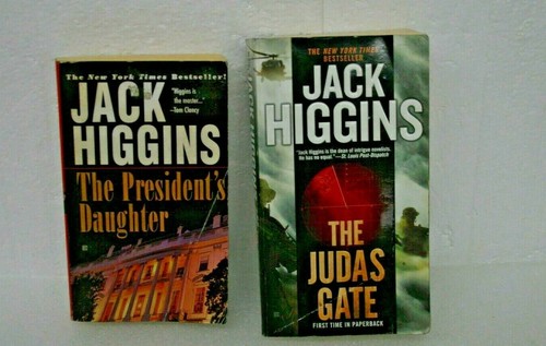 JACK HIGGINS THE PRESIDENT'S DAUGHTER AND THE JUDAS GATE 2 BOOKS | eBay