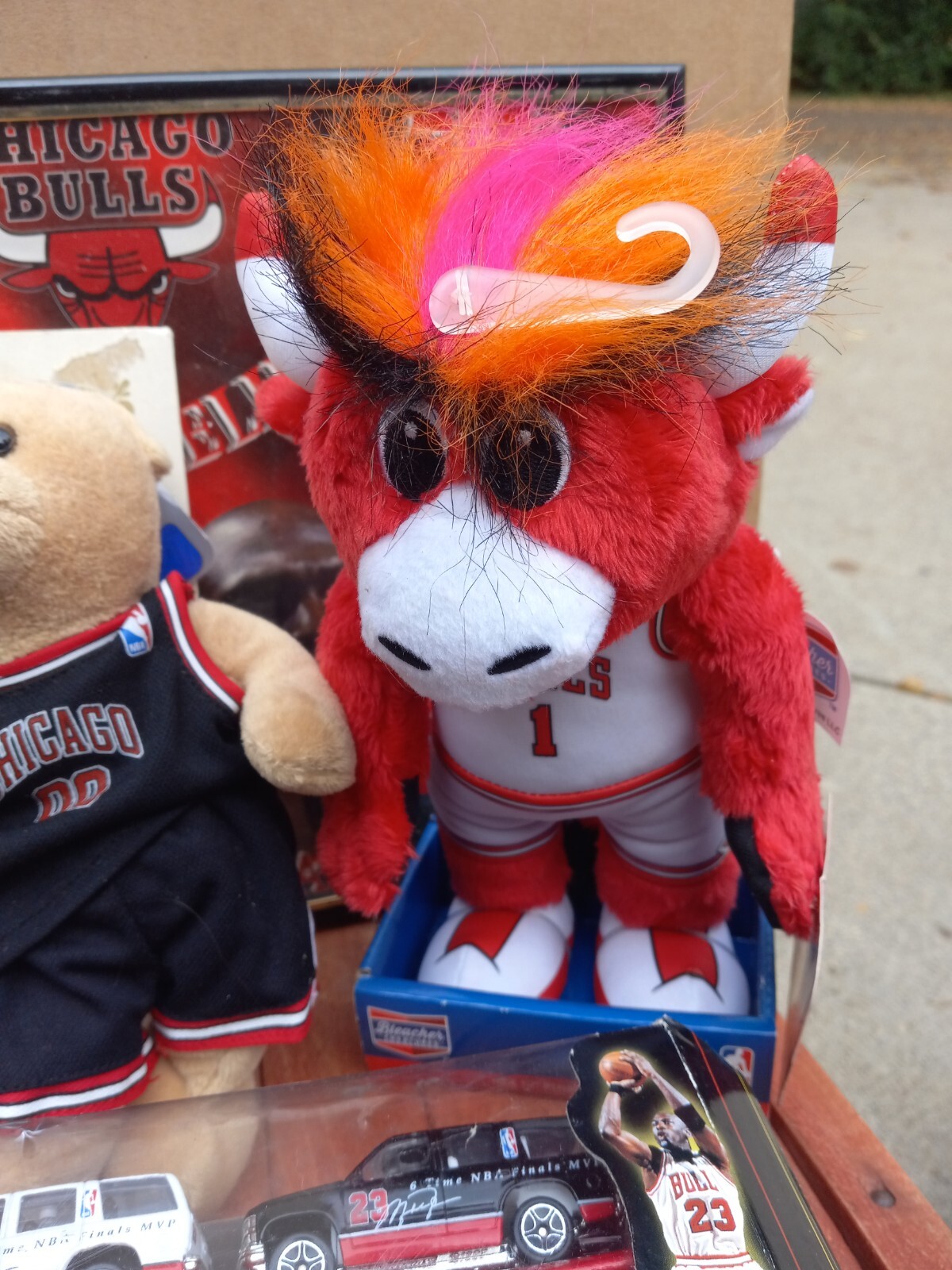 Barbie Chicago Bulls doll Matchbox collectibles plush figure 2 photos ...