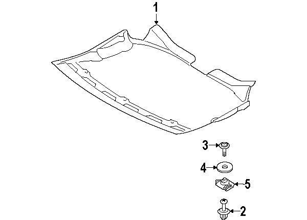 BMW 51718259788 Genuine OEM Factory Original Rocker Molding Rivet for ...