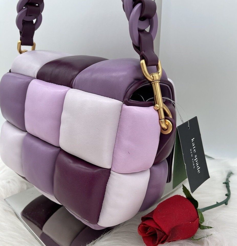 NWT AUTH $528 Kate Spade New York Boxxy 3D ColorBlock Leather Crossbody ...