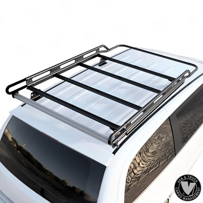 Universal Premium Heavy-Duty Aluminum Black Ladder Rack for Minivan ...