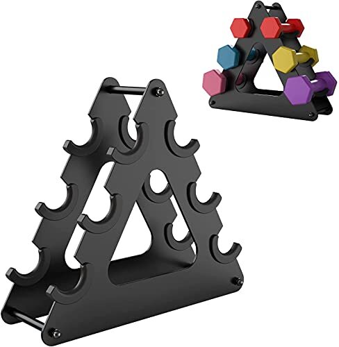 Dumbbell Rack Stand only 3 Tier Dumbbell Bracket Free Weight Stand ...