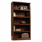 Cherry Finish Wooden 5 Shelf Bookcase Bookshelf Tier Cabinet Storage ...