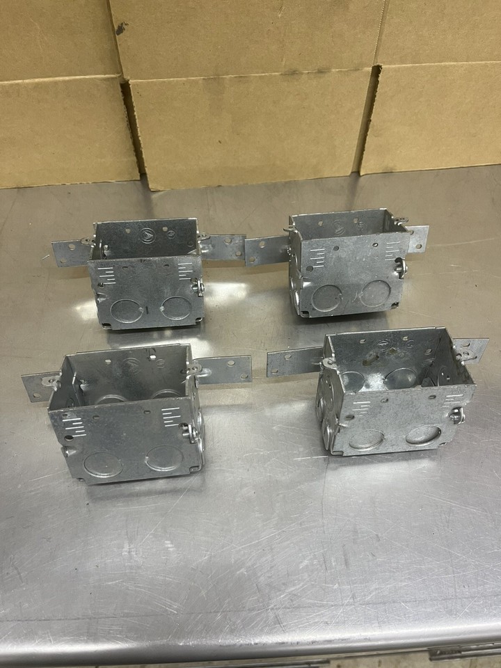 Lot Of 4 New Appleton 2 X 3 X 2-1/2 Metal Single Gang Electrical Box | eBay