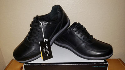 $150 NEW Mens 8D Vionic Branxton Lace-Up Casual Shoes Black | eBay