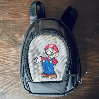 Nintendo DS Super Mario Bros Case Mini Backpack Black GameBoy Vintage ...