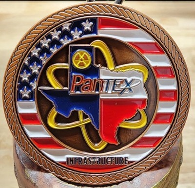 Pantex Infrastructure Nuclear Weapons Challenge Coin | eBay