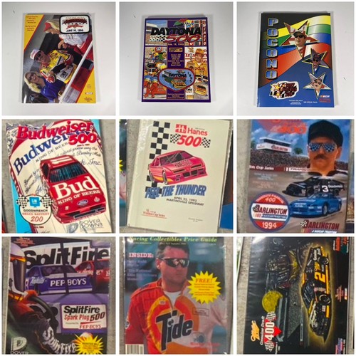Lot of 26 Auto Racing Programs & Magazines NASCAR Vintage | eBay