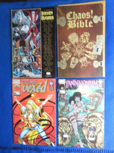 CHAOS COMICS TRIBUTE STEVEN HUGHES, CHAOS BIBLE, THE OMEN VEXED ...