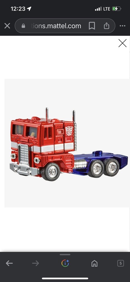 Hot Wheels Optimus Prime Transformers RLC Exclusive IN HAND | eBay