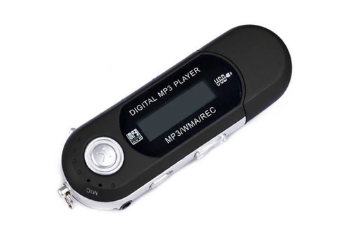 USB - Micro SD - LCD Display- AAA Powered MP3 Music Player / FM Radio ...
