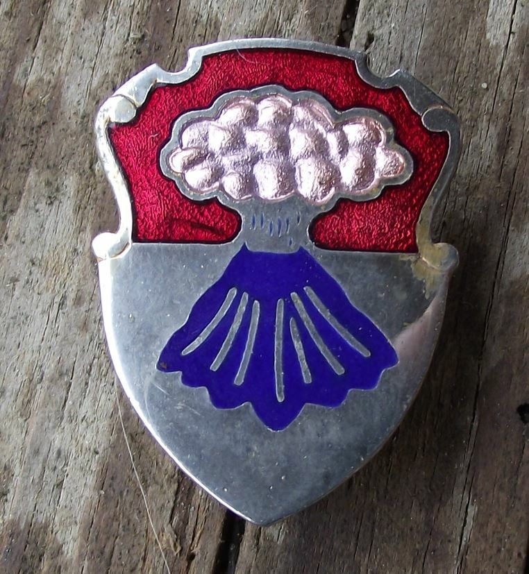 Vintage US Army 67th Armor Armour Tank Regiment Crest Volcano Pin Badge ...
