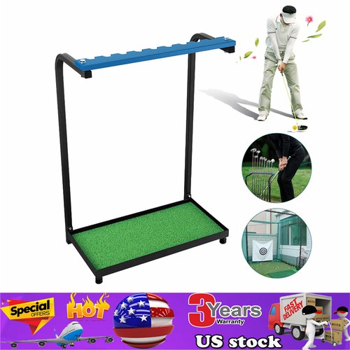 Golf Club Display Rack 9 Clubs Golf Putter Storage Organizer Floor ...