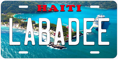 Labadee Haiti Aluminum Novelty Car License Plate | eBay
