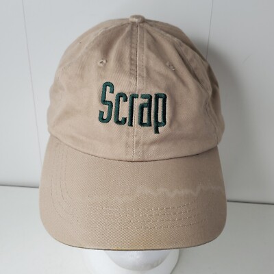 Embroidered SCRAP Aluminum Recycling Adjustable Strapback Hat Baseball ...
