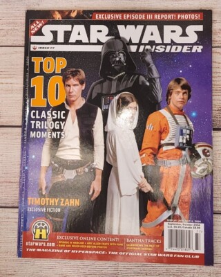 Star Wars Insider Magazine issue #77 Sep/Oct 2004 Classic Trilogy Top ...