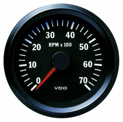 VDO TACHO ELECT 12V 0-7,000rpm 80mm DIAM COCKPIT VISION | eBay Australia