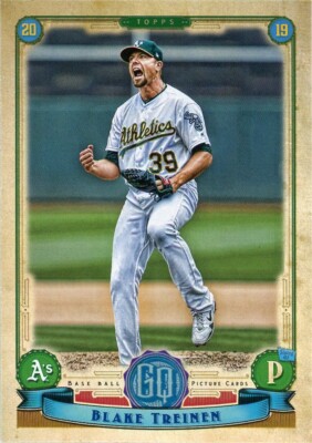 2019 Topps Gypsy Queen Blake Treinen Oakland Athletics #132 MLB OAK | eBay
