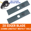 2X Lawn Grass Edger Blades FOR ALDI Ferrex 6-in-1 Multi Tool 700305 ...