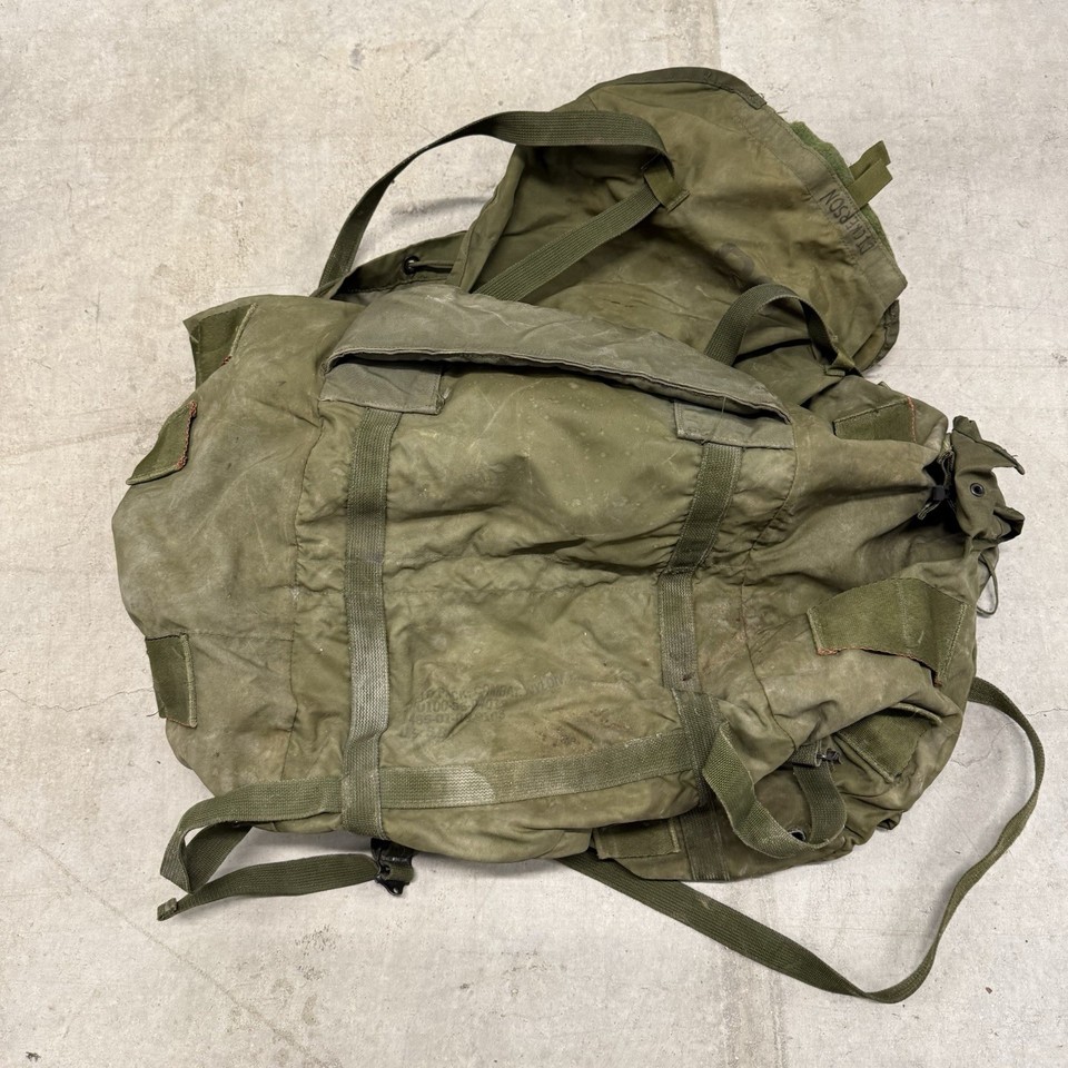 US Military Field Pack Combat M1967 Tropical Large Vietnam Era Rucksack ...