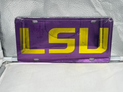 LSU Tigers NCAA Mirrored Laser Cut License Plate Craftique | eBay