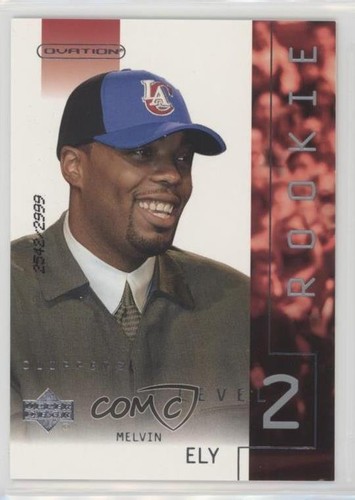 2002-03 Upper Deck Ovation Level 2 Rookie /2999 Melvin Ely #119 Rookie ...