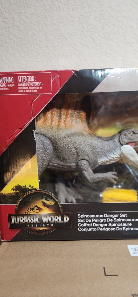 Jurassic World Rebirth Movie Spinosaurus Danger Dinosaur Set New ...