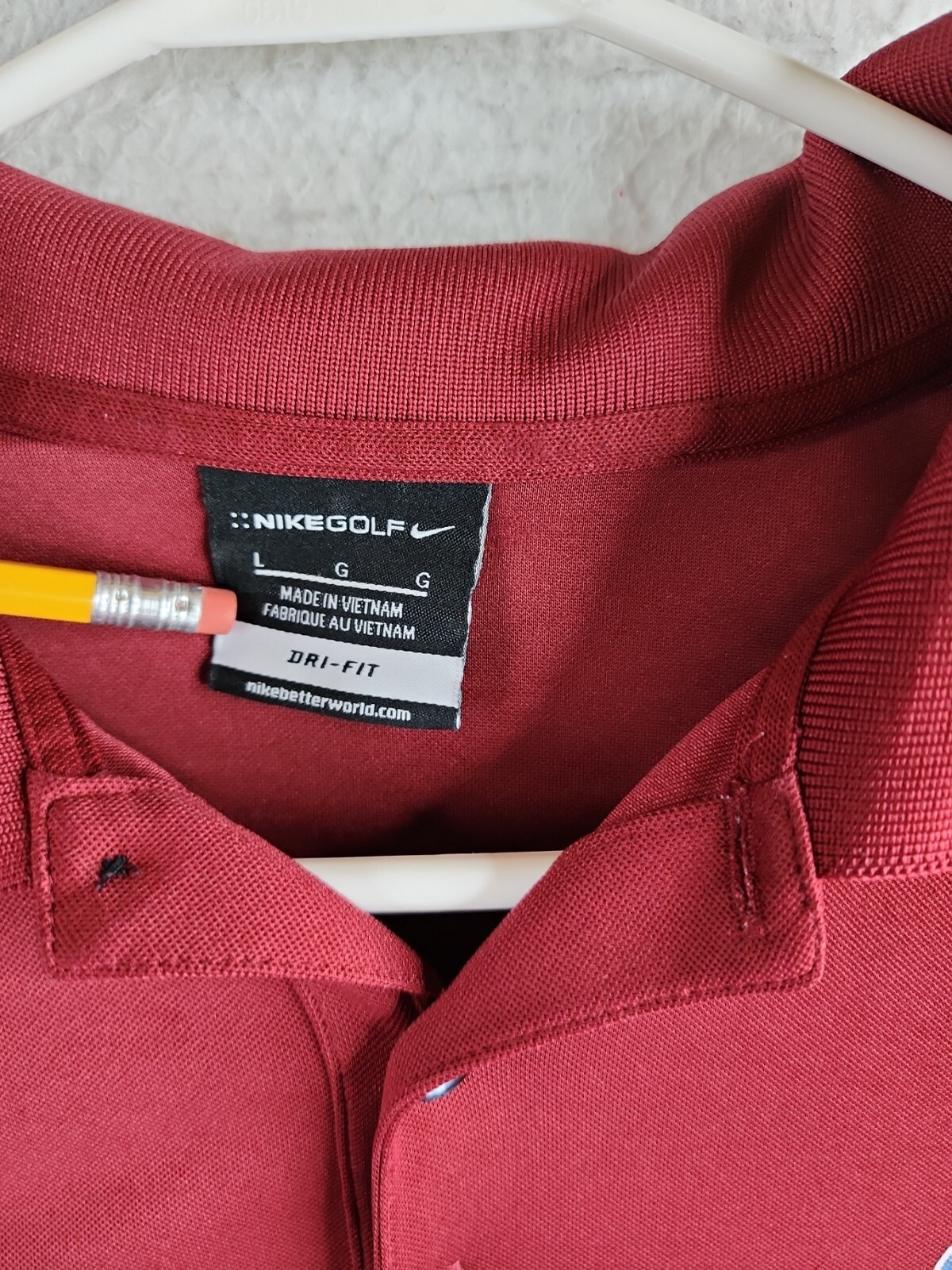 Nike Golf Sikorsky Aircraft Logo Mens Maroon Polo Sh… - Gem