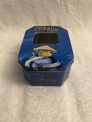 Club Penguin Card Jitsu Water Window Tin Great Condition | eBay