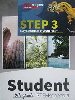 STEMscopes Student 5th Grade STEMscopedia California CA-NGSS 3D - GOOD ...