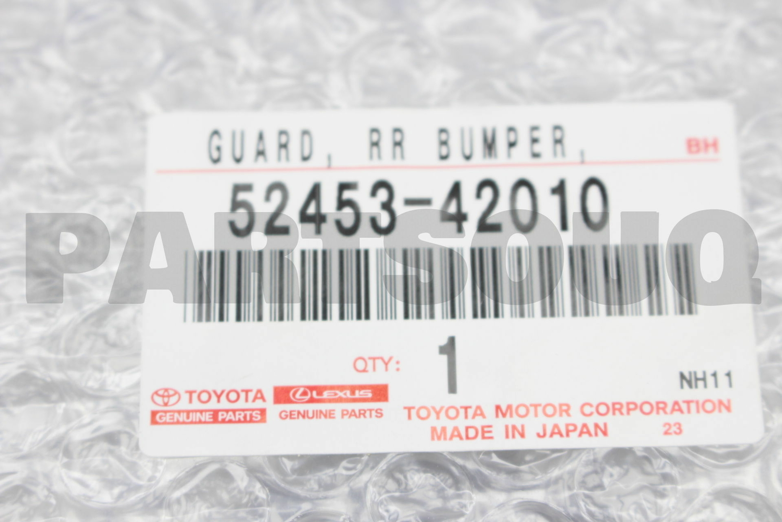 5245342010 Genuine Toyota GUARD, RR BUMPER 52453-42010 | eBay