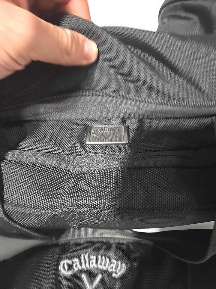 Callaway Golf Nylon Duffle Bag Embroidered Logo Black Rare Model | eBay