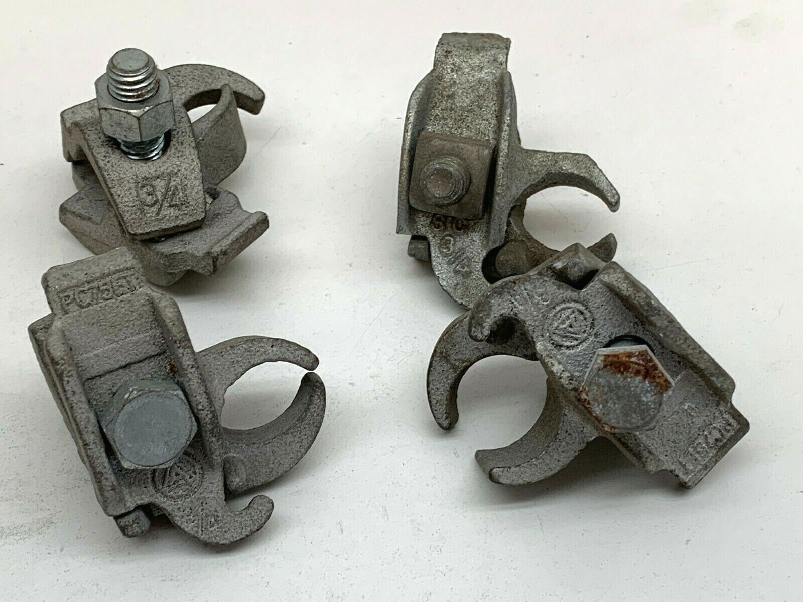 (4-Pack) PC75ET Edge Type K-Clamps 3/4" Rigid Conduit Clamp Malleable ...