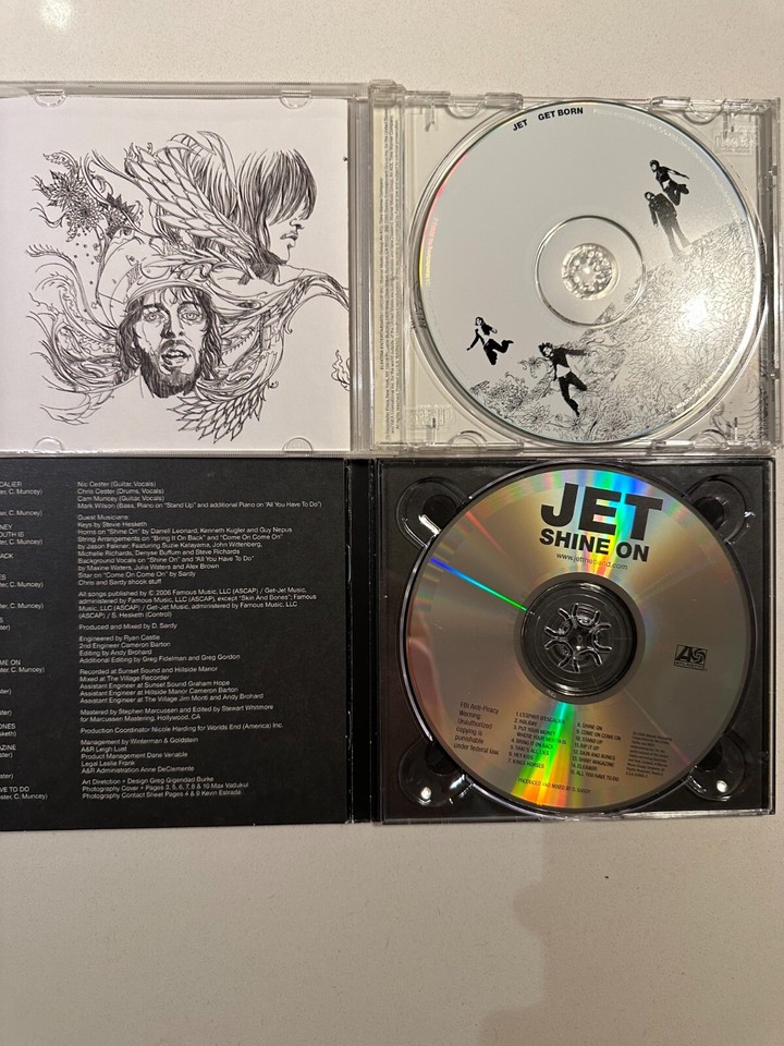 Two albums by JET -- Get Born and Shine On | eBay