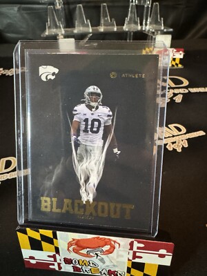 2024 Onit Football Jacob Parrish BLACKOUT SP Kansas St Wildcats | eBay