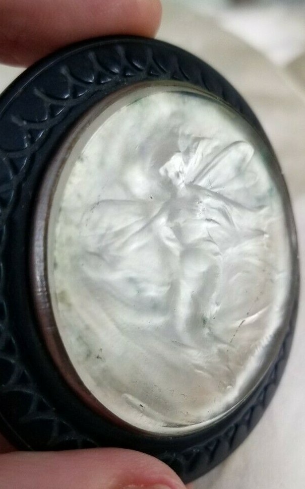 Rare Edwardian Era Gabriel Stalin Fairy Nymph Glass S… - Gem