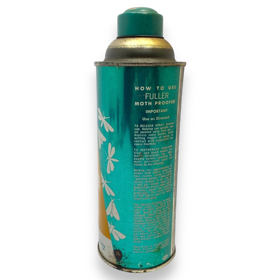 VTG - FULLER - Moth Proofer - Spray Can Fuller Brush Company Sz 16 oz ...