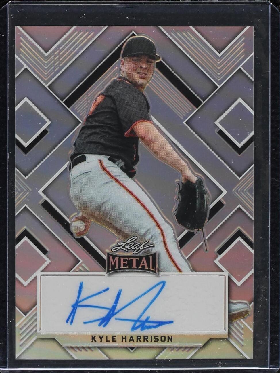 2022 Leaf Metal - Kyle Harrison #BA-KH1 Pre-Production Proof Silver ...