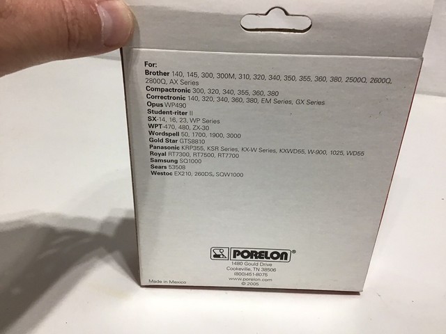 Porelon Correctable Typewriter Ribbons for Brother Ax1230 #11402 for ...