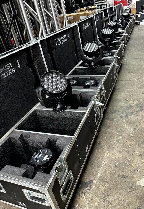 GLP Impression X4 LED Moving Head Lights With Case (LOT OF 4 ...