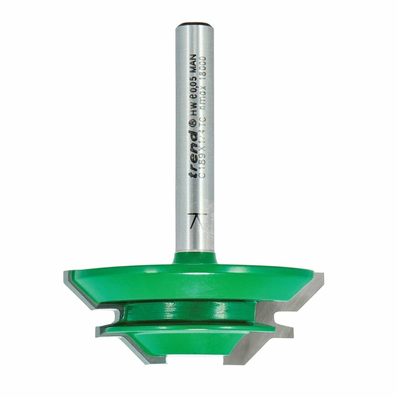 Trend C189X1/4TC CraftPro Mitre Lock Router Cutter 8mm to 12mm Timber ...