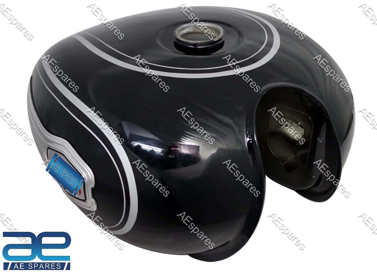 For Royal Enfield Bullet 500cc Gas Petrol Fuel Tank With Badges 866262 ...