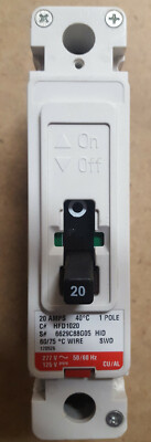 Eaton HFD1020 Circuit breaker 20 amp 277 volt 65KA | eBay