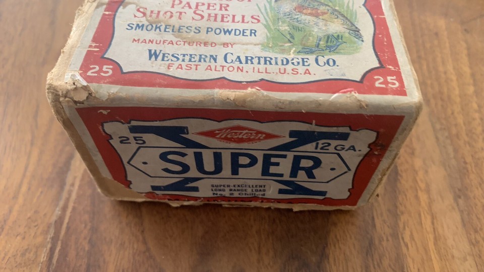 Western Cartridge Field Quail 12 Ga Shot Gun Shell Ammo Ammunition Box ...