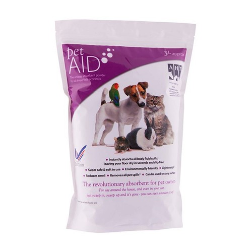 Pet Aid Super Absorbent Powder 3L Odour Remover | eBay UK
