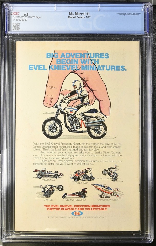 Ms. Marvel #1 - (1977) - CGC 6.5 - 1st Carol Danvers Ms. Marvel ...