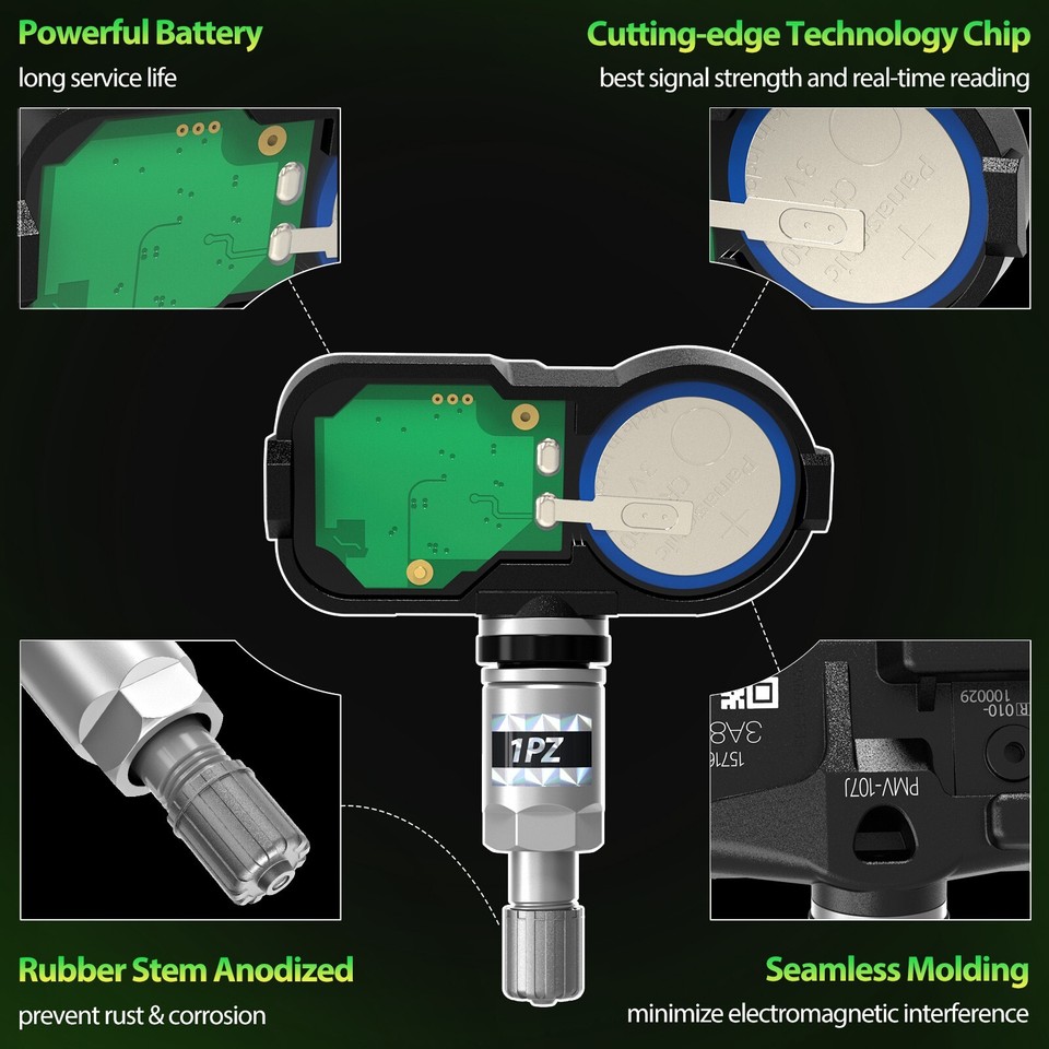 Toyota Corolla RAV4 TPMS Tire Pressure Sensor OEM 42607-30030 PMV-107J ...