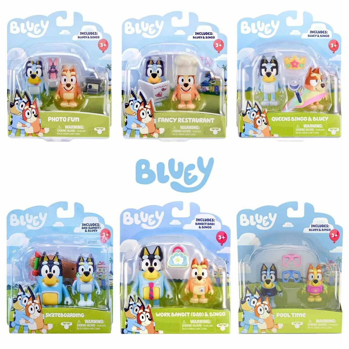 Bluey Family And Friends Figure 8-Pack Moose Toys, 42% OFF