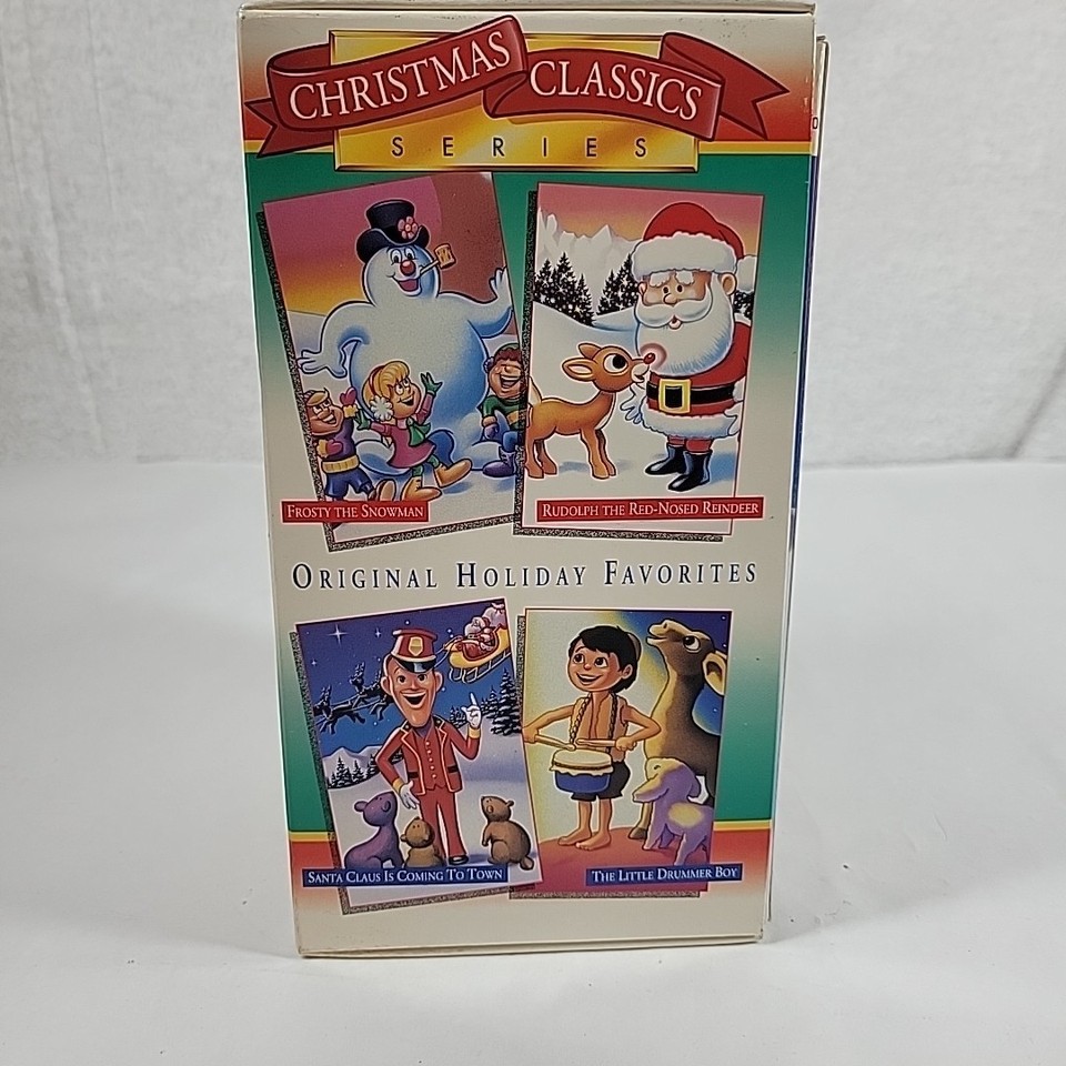 Santa Rudolph Frosty Drummer Boy 1993 Christmas Cartoon Classics VHS ...