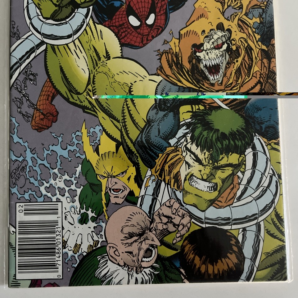 Spider-Man #19 + (1990) Newsstand, Hulk Team up Vs. the S.S. Part 2, NM ...